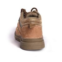 China Shengjie Steeltoe Embossed Cow Leather Low Cut Comfortable EVA Insole Metal Eyelets Cheap Safety Shoes for sale