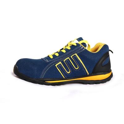 China Steeltoe Shengjie Unisex Slip Oil Resistant Leather Mesh Comfortable EVA Insole Safety Shoes for sale