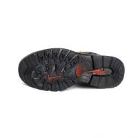 China Shengjie Metal Eyelets Steeltoe Microfiber Leather Rubber Outsole Unisex Slip Resistant Work Boots Safety Shoes for sale