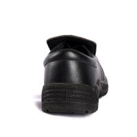 China Embossed Cow Leather Upper Steeltoe Men's black PU Outsole Shengjie Action Worker Safety Shoes for sale