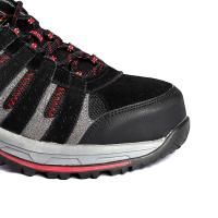 China Shengjie Comfortable EVA Slip Resistant Metal Eyelets Leather Mesh Upper Sport MD Sole Low Cut Safety Shoes for sale