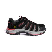 China Shengjie Comfortable EVA Slip Resistant Metal Eyelets Leather Mesh Upper Sport MD Sole Low Cut Safety Shoes for sale