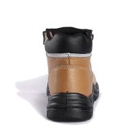 China Shengjie Work Shoes Wholesale Custom Manufacturer Embossed cow Leather Steel Toe Work Safety Shoes for sale