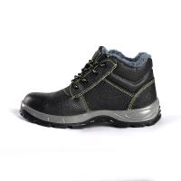 China Shengjie Factory Low Price Black Leather Steel Toe Steel Plate Men'S Heavy Duty Industrial Mining Safety Work Shoes for sale