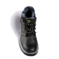 China Shengjie Factory Low Price Black Leather Steel Toe Steel Plate Men'S Heavy Duty Industrial Mining Safety Work Shoes for sale