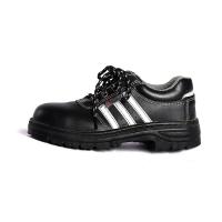 China Shengjie Metal Eyelet Embossed Cow Leather Upper Lace up Punture Oil Resistance Black White Safety Shoes for sale