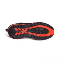 China Shengjie Slip Oil Resistant Steeltoe Breathable Material Red Comfortable EVA Insole Upper Leather Safety Shoes for sale