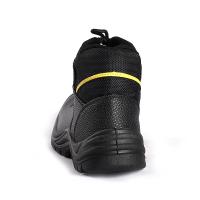 China Shengjie/OEM Hard Safety Genuine Work Boots Leather   Steel Toe Steel Plate Man'S Black Shoes for sale