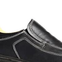 China Shengjie Steel Toe Black Slip Resistant Low Cut Outsole Comfortable EVA Insole PU Safety Shoes for sale