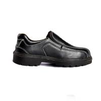China Shengjie Steel Toe Black Slip Resistant Low Cut Outsole Comfortable EVA Insole PU Safety Shoes for sale
