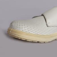 China Leather Slip Punture Resistant Breathable Safety Shoes PU Outsole Cow Leather for sale
