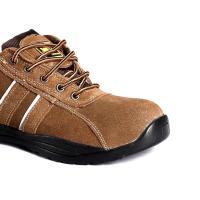 China Anti Smash  Mesh Leather Low Cut Workland Safety Shoes MD Outsole Comfortable EVA Insole for sale