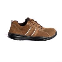 China Anti Smash  Mesh Leather Low Cut Workland Safety Shoes MD Outsole Comfortable EVA Insole for sale