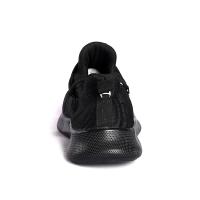 China Unisex Slip Resistant Black Breathable Upper Rubber Sole Comfortable EVA Insole Safety Shoes for sale