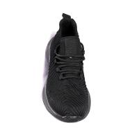 China Unisex Slip Resistant Black Breathable Upper Rubber Sole Comfortable EVA Insole Safety Shoes for sale