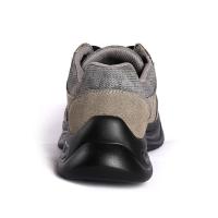 China Steel Toe Low Cut Unisex Safety Shoes Slip Resistant Rubber Outsole Microfiber Upper Breathable for sale