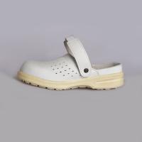 China Skid Resistant Metal Eyelets Unisex PU Outsole Low Cut Cow Leather Breathable Worker Mesh Safety Shoes for sale