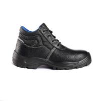 China Cow Leather Industrial Safety Boots Steel Toe Steel Sole Anti Smash Anti Puncture for sale