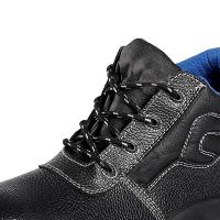 China Cow Leather Industrial Safety Boots Steel Toe Steel Sole Anti Smash Anti Puncture for sale