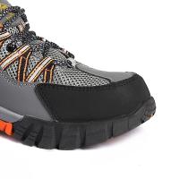 China Breathable Slip Resistant Unisex Low Cut Leather Workplace Sneakers Mesh Boots Safety Shoes for sale