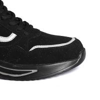 China Rubber Plastic Outsole EVA Insole Work Boots Low Cut Footwear Microfiber Fashion Leather Safety Shoes for sale