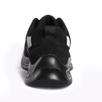 China Rubber Plastic Outsole EVA Insole Work Boots Low Cut Footwear Microfiber Fashion Leather Safety Shoes for sale