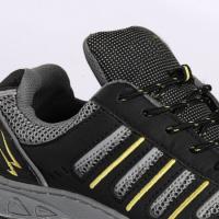 China Slip Resistant Unisex Leather Mesh Low Cut Safety Shoes Rubber Work Boots Footwear Comfortable EVA Insole for sale