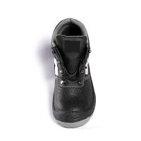 China Steel Toe Men'S Women Construction Site Safety Shoes Genuine Leather Strong Insoles Work Boots for sale
