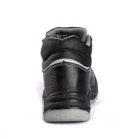 China Steel Toe Men'S Women Construction Site Safety Shoes Genuine Leather Strong Insoles Work Boots for sale