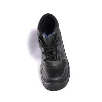 China Safety Boot Shoes Embossed Genuine First Layer Cow Leather Men'S Footwear Work Boots for sale