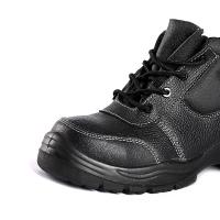China Safety Boot Shoes Embossed Genuine First Layer Cow Leather Men'S Footwear Work Boots for sale