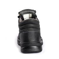 China Anti Slip Industrial Work Safety Shoes Rubber Sole Black PU Upper Iron Toe Mid Plate Men Protective for sale