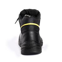 China S3 CE Black Leather Steel Toe Prevent Puncture Anti Static Tiger Master Brand Safety Shoes for sale