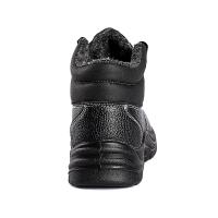 China Industrial Anti Puncture Steel Toe Safety Boots Embossed Leather Safety Shoes Anti Slip Oil Resistant for sale