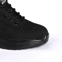 China Unisex Steel Toe Leather Work Shoes Mesh Tongue Metal Eyelets Sport PU Outsole Boots Safety Shoes for sale