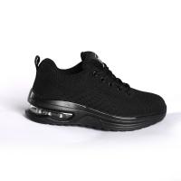 China Unisex Steel Toe Leather Work Shoes Mesh Tongue Metal Eyelets Sport PU Outsole Boots Safety Shoes for sale