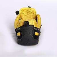 China Nubuck Cow Leather Work Boots Slip Smash Resistant Comfortable EVA Insole Outsole Rubber Safety Shoes for sale