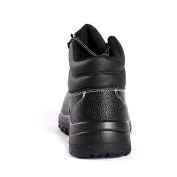 China OEM/SHENGJIE Premium Quality Durable Work Shoes Embossed Cow Leather Upper Anti-Static Technology Steel Toe Safety Shoes for sale