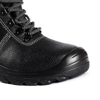 China OEM/SHENGJIE Premium Quality Durable Work Shoes Embossed Cow Leather Upper Anti-Static Technology Steel Toe Safety Shoes for sale