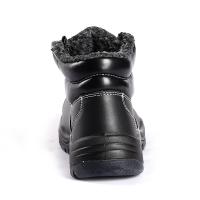 China SHENGJIE Best Steel Toe Steel Plate Leather Fleece Lined Comfortable Work Mans Safety Shoes for sale