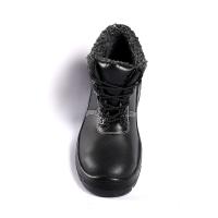 China SHENGJIE Best Steel Toe Steel Plate Leather Fleece Lined Comfortable Work Mans Safety Shoes for sale