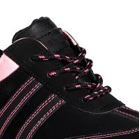 China Fly Knit Fabric Upper Low Cut Safety Shoes Slip Resistant Rubber Outsole Comfortable EVA Insole for sale