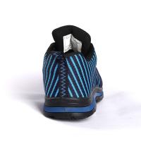 China Metal Eyelets Low Cut Slip On Work Boots Fly Knit Fabric Unisex Rubber Sole Work Boots K2 for sale