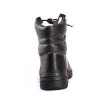 China SHENGJIE Anti-Oil Industrial Safety Leather Boots Acid And Alkali Resistant PU/PU Sole Work Safety Shoes for sale