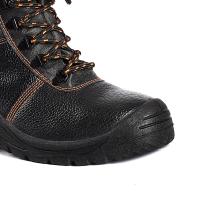 China SHENGJIE Anti-Oil Industrial Safety Leather Boots Acid And Alkali Resistant PU/PU Sole Work Safety Shoes for sale