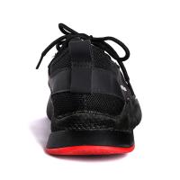 China Unisex Work Boots Breathable Safety Shoes Slip Resistant Fly Knit Fabric Upper Comfortable EVA Insole for sale