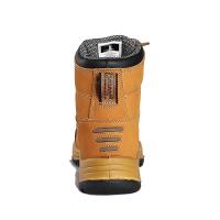 China Factory Workshop Waterproof Slip Resistant Work Boots Cowhide Anti Puncture Material for sale