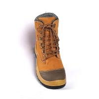 China Factory Workshop Waterproof Slip Resistant Work Boots Cowhide Anti Puncture Material for sale