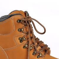 China Factory Workshop Waterproof Slip Resistant Work Boots Cowhide Anti Puncture Material for sale