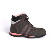 China Fashionable Work Safety Women Non Slip Shoes Light Weight Mental Free Sports Anti Smash for sale